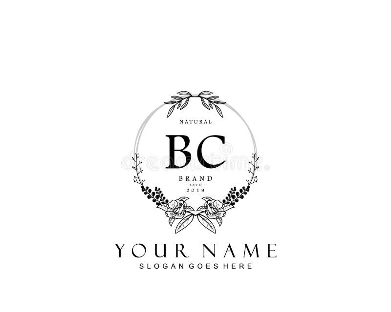 Initial BC Signature Logo Template Vector Stock Vector - Illustration ...