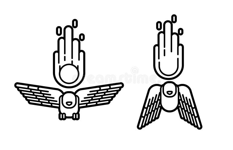 Holy Spirit and Fire Christian Icon Graphic Vector Stock Vector ...