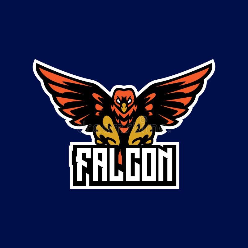 Phoenix Mascot Vector E Sport Logo Template Stock Illustration ...