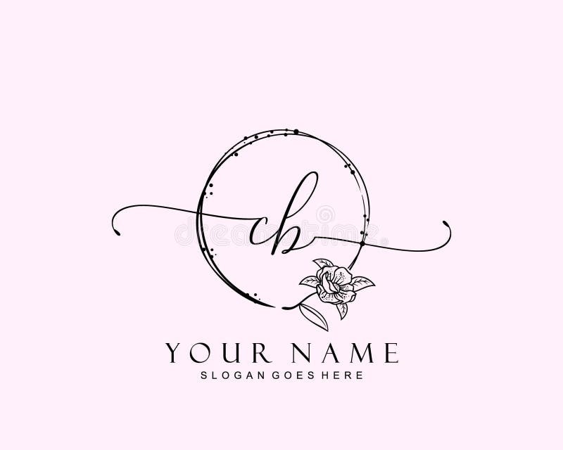 Initial CB Signature Logo Template Vector Stock Vector - Illustration ...