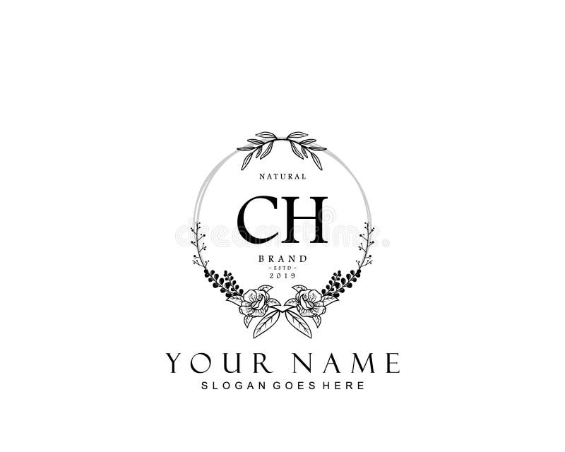 Initial CH Signature Logo Template Vector Stock Vector - Illustration ...