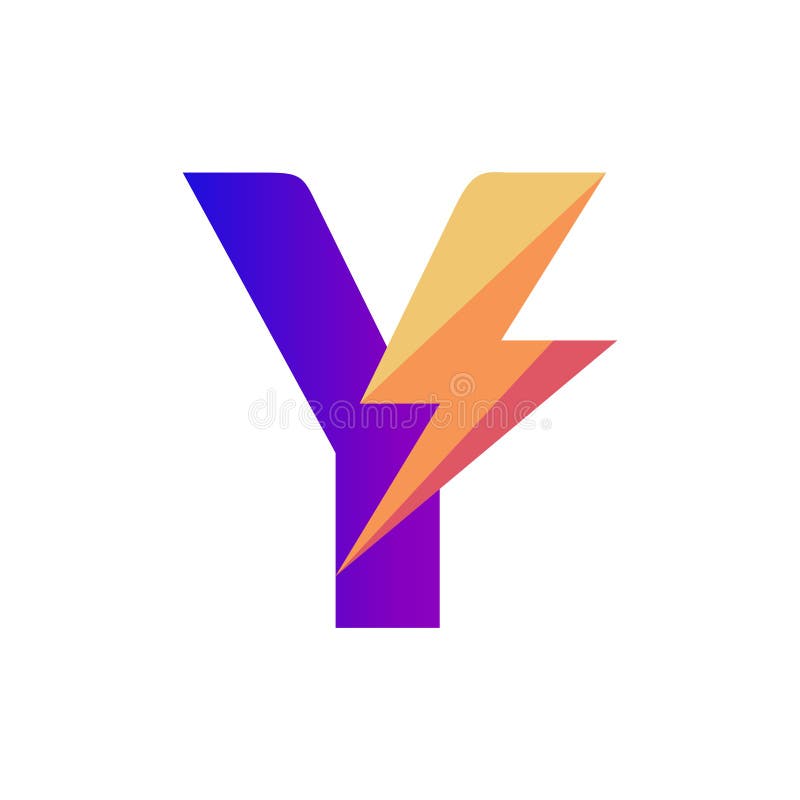 Y Light Font Vector Template Design Illustration Stock Vector ...