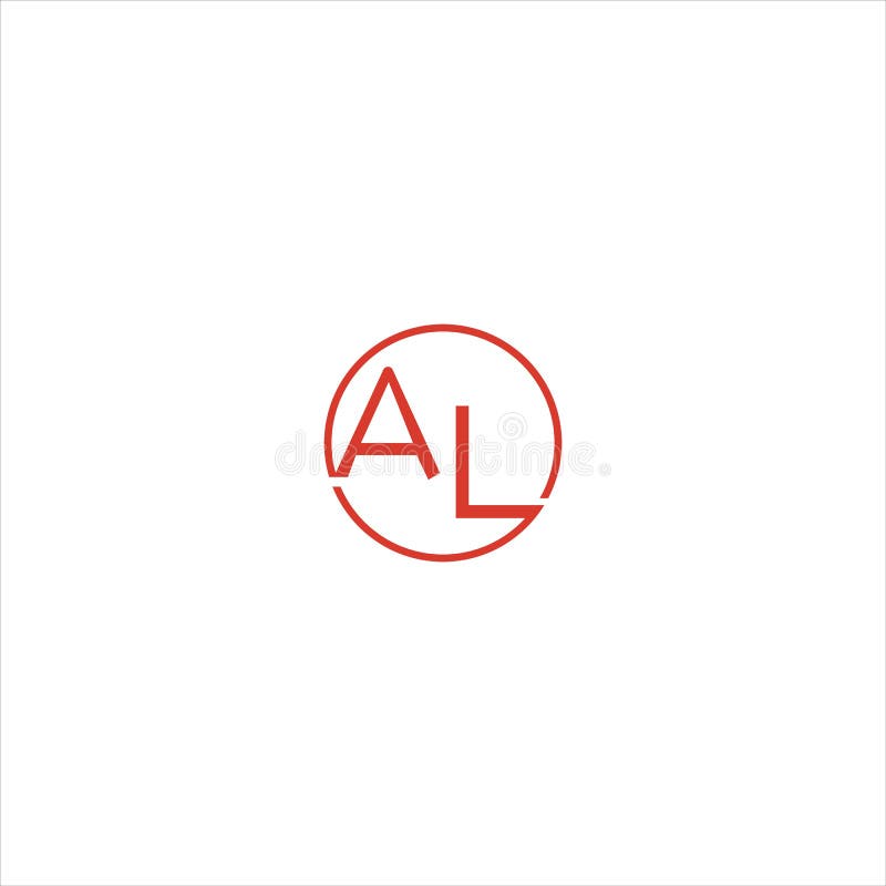Initial Letter Al Logo or La Logo Vector Design Template Stock Vector ...