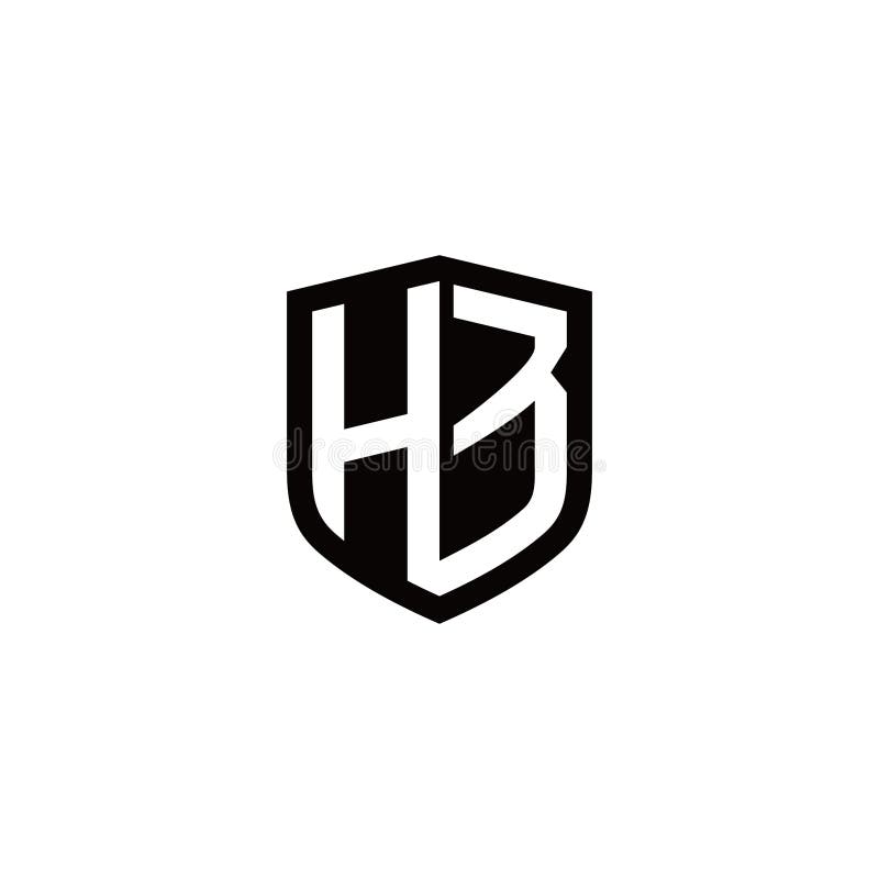 HB Letter Logo Icon Design Template Elements Stock Illustration ...