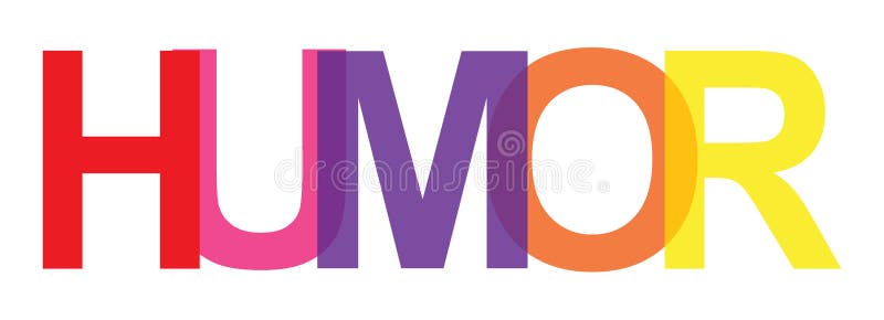 Colorful humor word stock illustration. Illustration of concert - 180369618