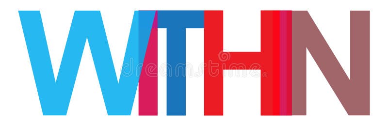 Colorful within word stock illustration. Illustration of body - 180370903