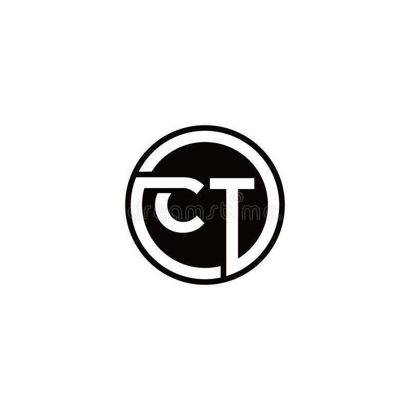 CT Letter Logo Icon Design Template Elements Stock Illustration ...
