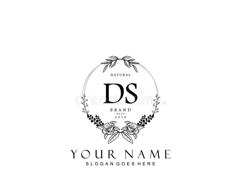 Initial DS Signature Logo Template Vector Stock Vector - Illustration ...