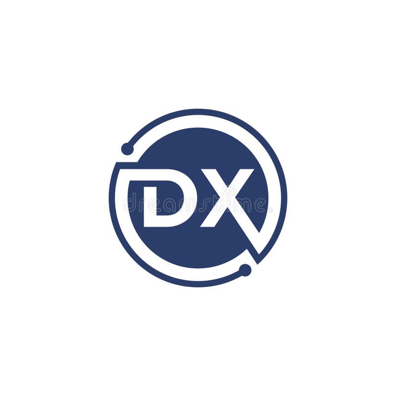 DX Letter Logo Icon Design Template Elements Stock Vector ...