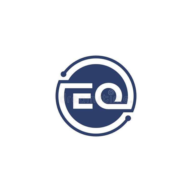 EO Letter Logo Icon Design Template Elements Stock Vector ...