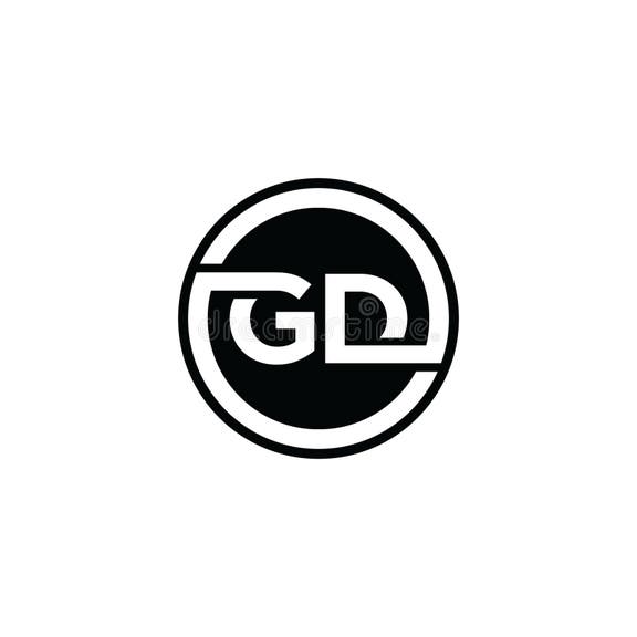 GD Letter Logo Icon Design Template Elements Stock Vector ...