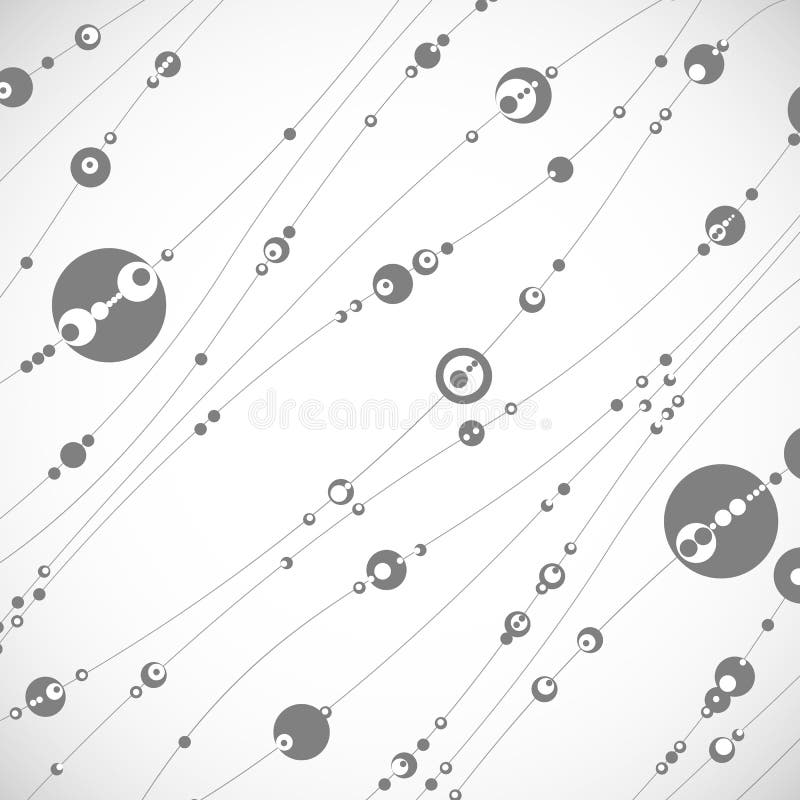 Abstract Background with Dots and Lines. Abstract Art Wallpaper Stock ...