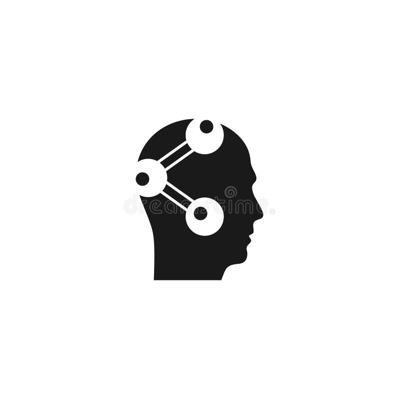 Head Tech Logo, Pixel Head Logo Concept , Robotic Technology Logo ...