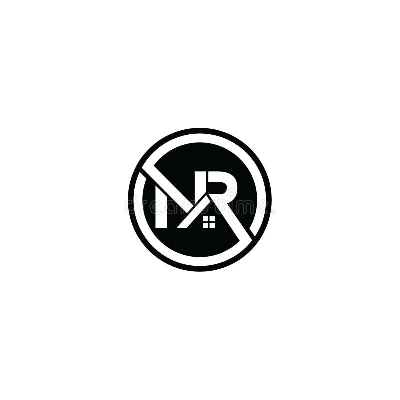 NR Letter Logo Icon Design Template Elements Stock Vector ...