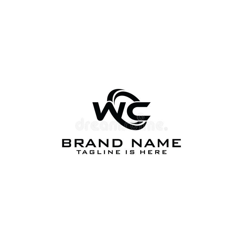 WC Letter Logo Icon Design Template Elements Stock Illustration ...