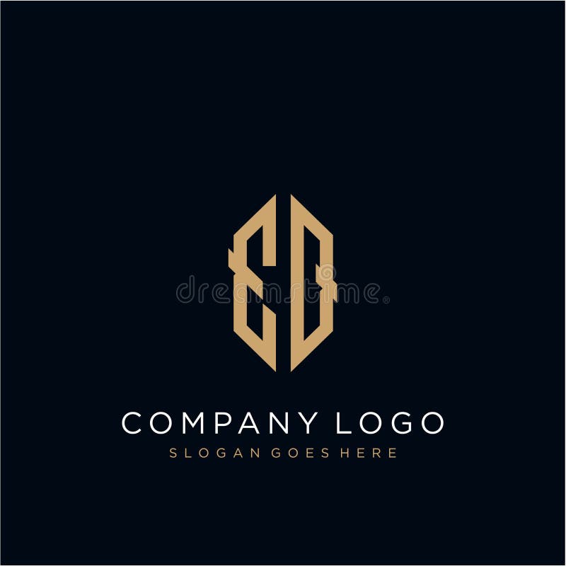 EQ Letter Logo Icon Design Template Elements Stock Vector ...