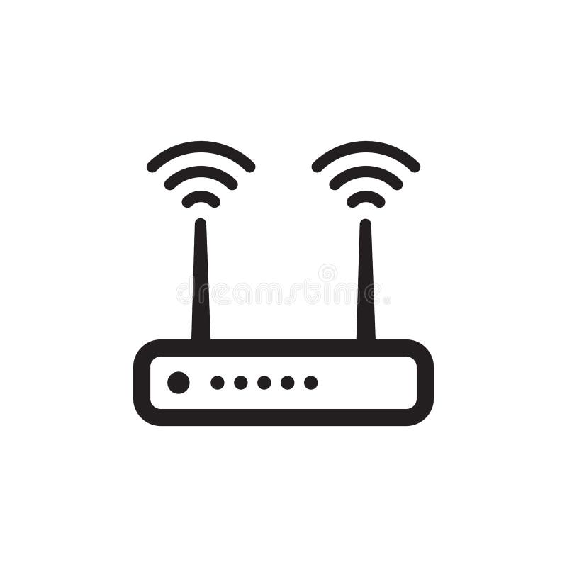 Router Icon in Trendy Design Vector Eps 10 Stock Vector - Illustration ...