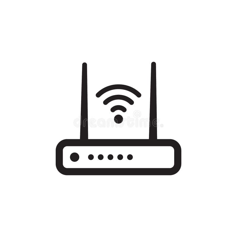 Router Icon in Trendy Design Vector Eps 10 Stock Vector - Illustration ...
