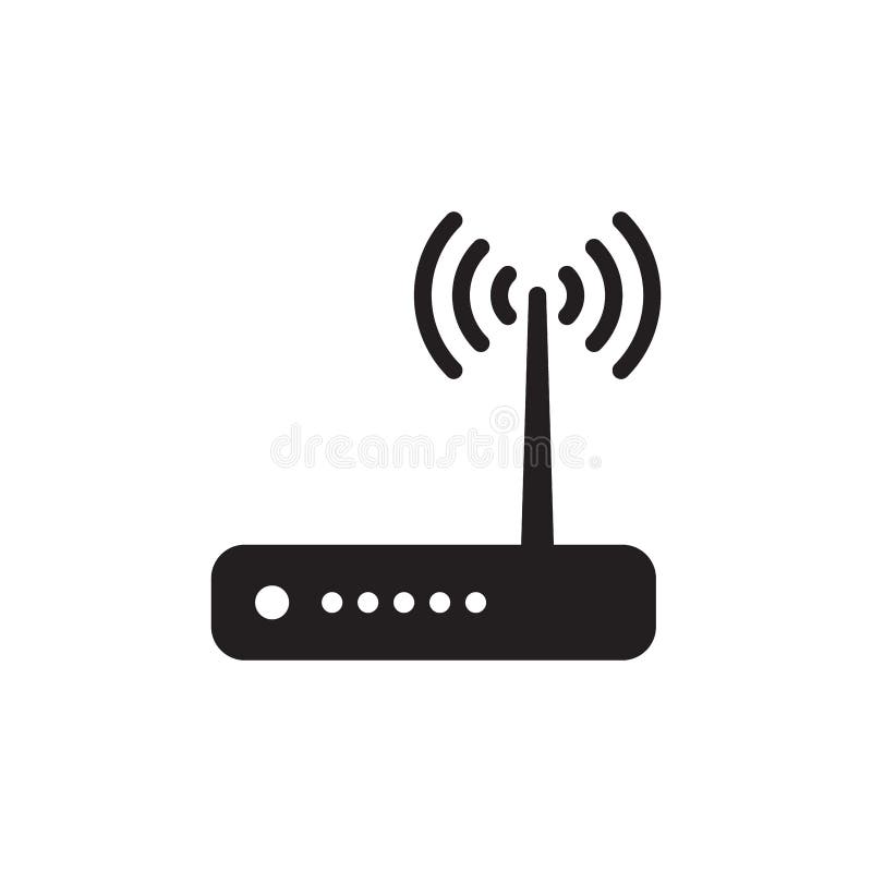 Router Icon in Trendy Design Vector Eps 10 Stock Vector - Illustration ...