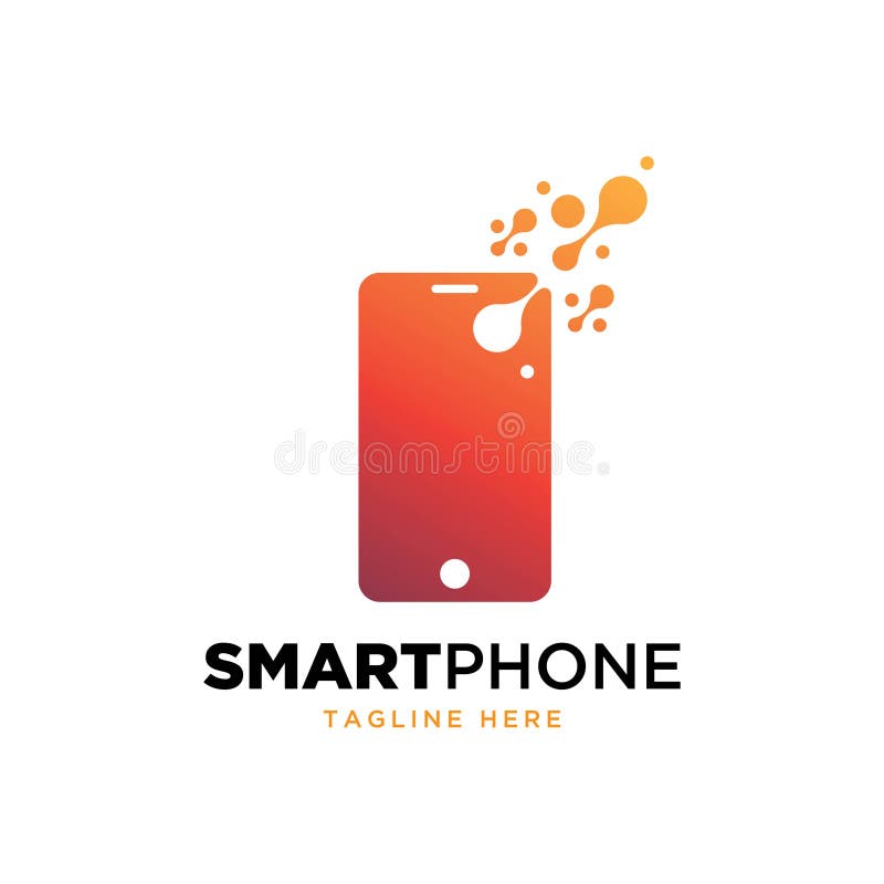 Smartphone Logo Design Template.creative Phone Technology Illustration ...