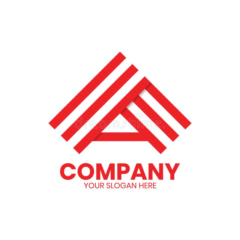 Modern a Ribbon Logo for Foundation Organization Stock Vector ...