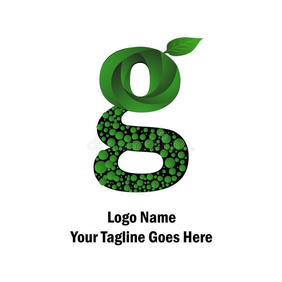 G Logo, Simple Gren Logo with Gradient Colour Stock Vector ...