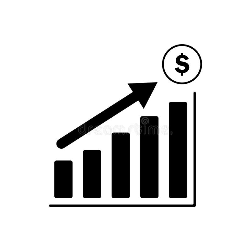Growing Economic Symbol. Design Template Stock Vector - Illustration of ...