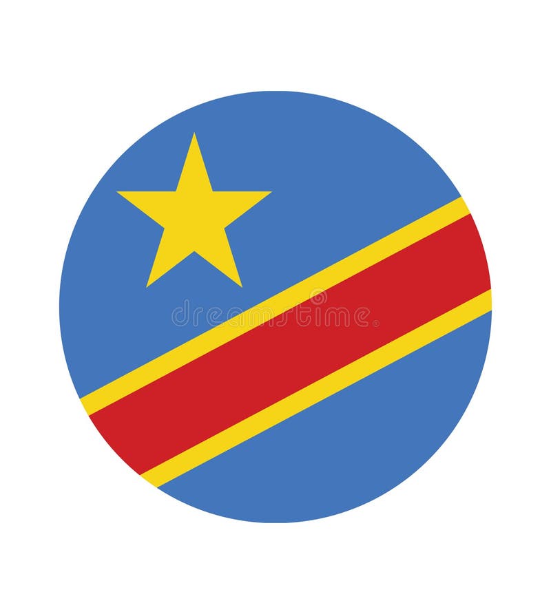 Democratic Republic of the Congo Flag, Official Colors and Proportion ...