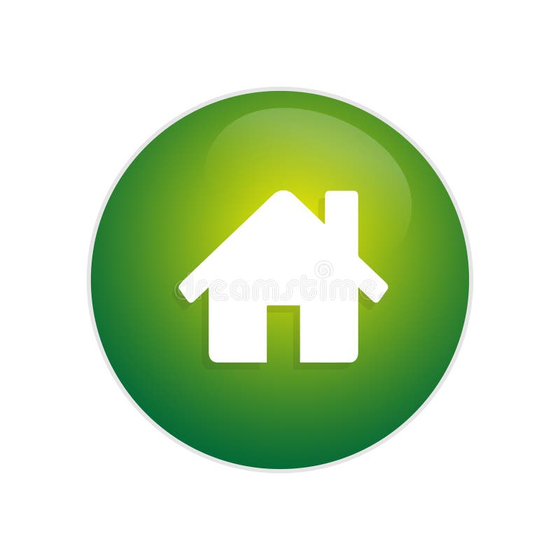 Main Button. stock vector. Illustration of building - 181787137