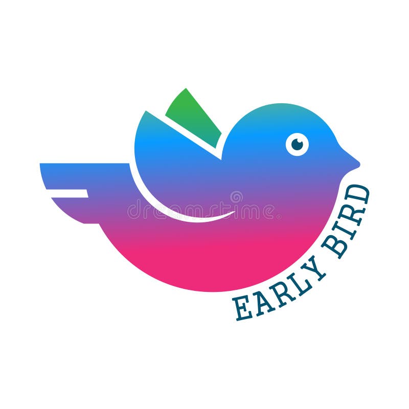 Early Bird Icon Stock Illustrations – 740 Early Bird Icon Stock ...