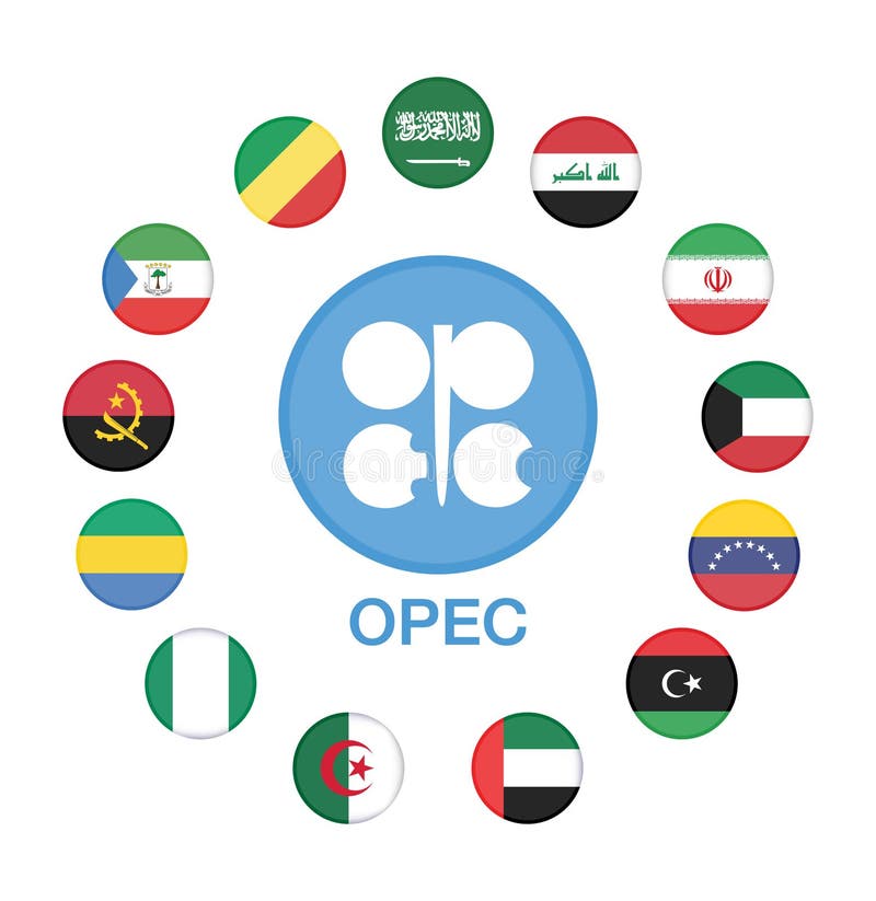OPEC Members Countries National Flags. OPEC Members Countries Flags ...
