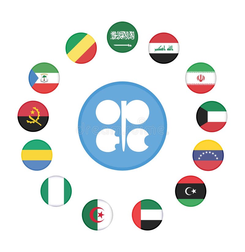 OPEC Members Countries National Flags. OPEC Members Countries Flags ...