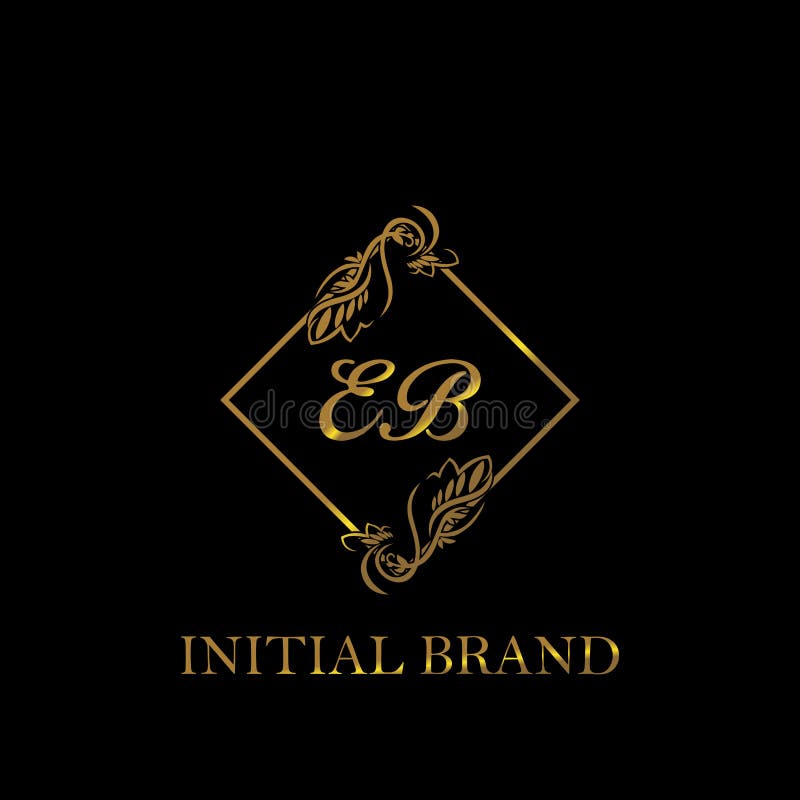 EB Initial Wedding Logo Template Vector Stock Vector - Illustration of ...