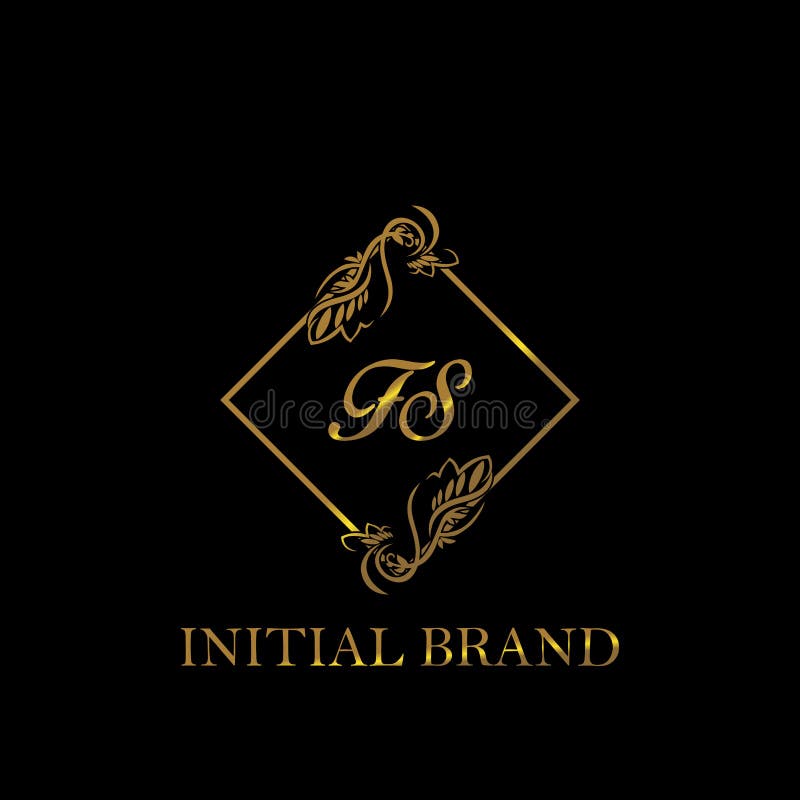 FS Initial Wedding Logo Template Vector Stock Vector - Illustration of ...
