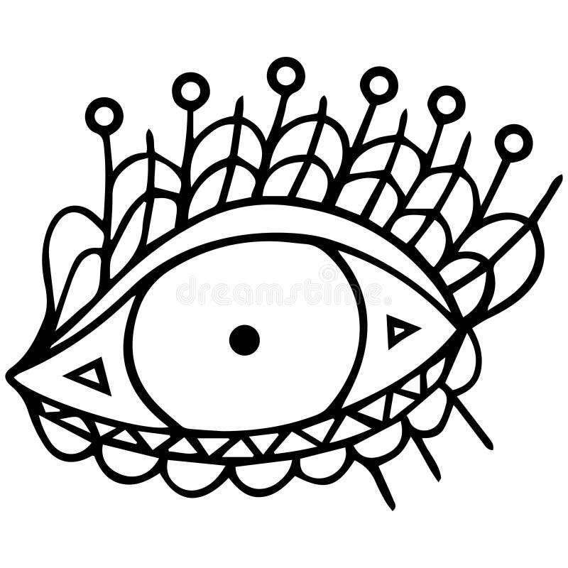 Evil Eye Coloring Pages