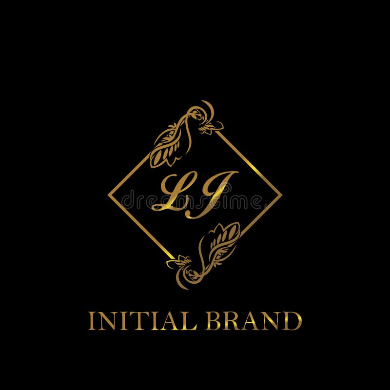 LJ Initial Wedding Logo Template Vector Stock Vector - Illustration of ...