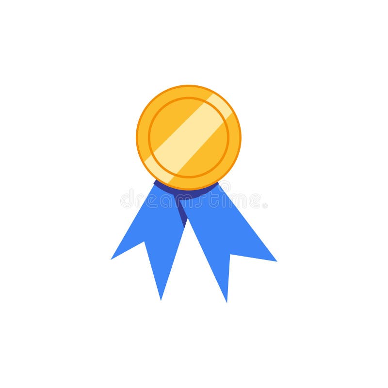 Simple and Cool Medal Illustration Vector Stock Vector - Illustration ...