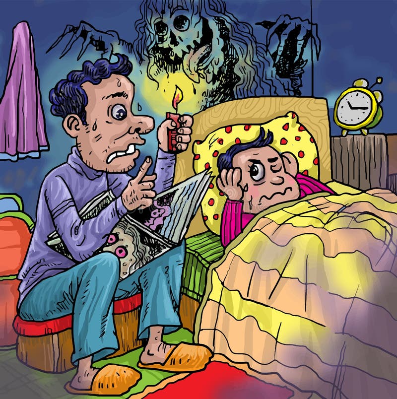 Horror book stock vector. Illustration of fear, dangerous - 9563906