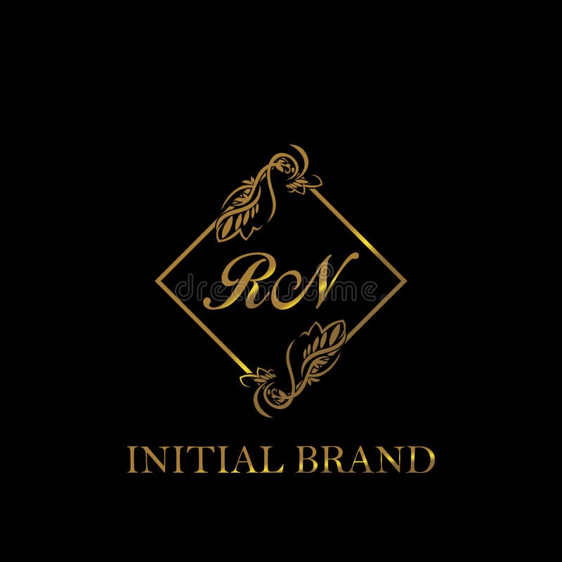 RN Initial Wedding Logo Template Vector Stock Vector - Illustration of ...