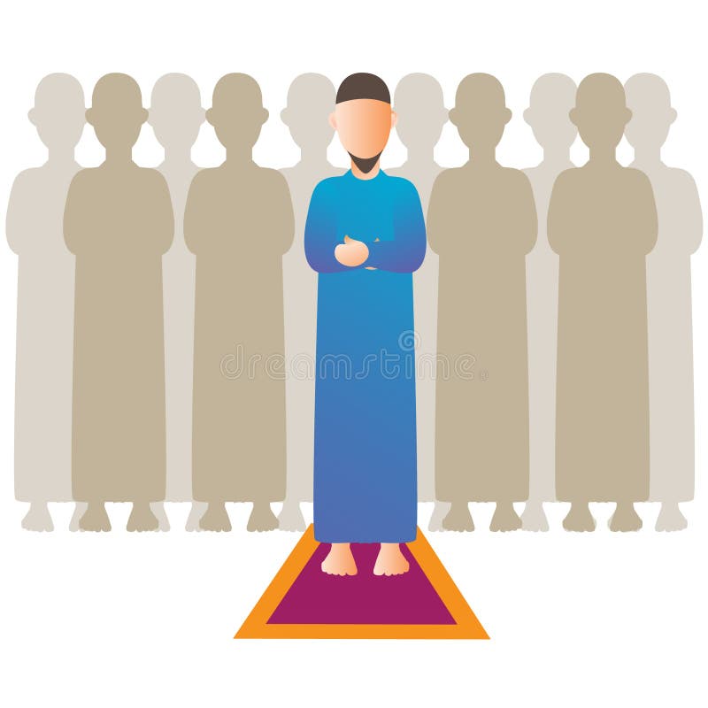 Illustration Vector Graphics of Praying Group with Family Stock Vector ...