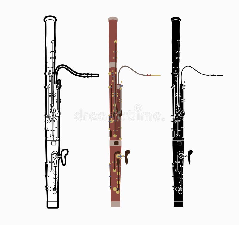 Outline Bassoon Stock Illustrations – 90 Outline Bassoon Stock ...