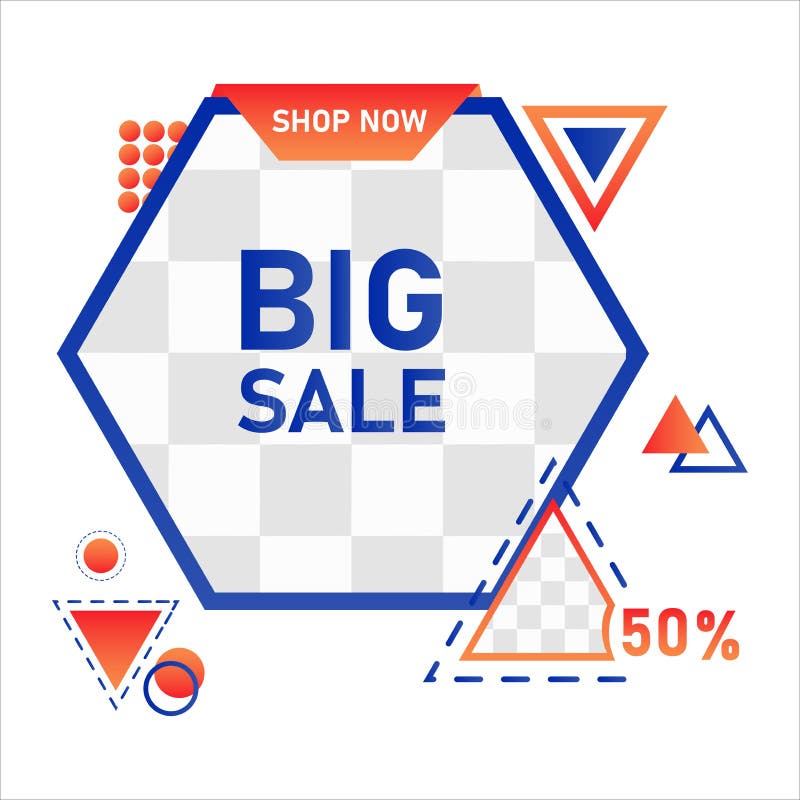 Sale Banner Layout Design Template. Ready Use and Editable Vector ...
