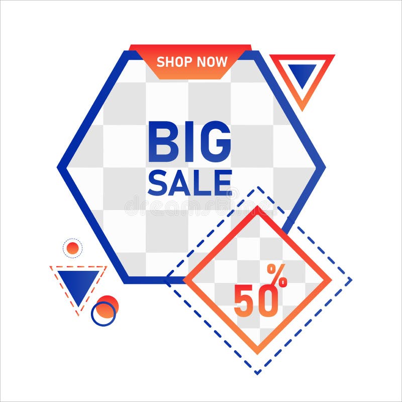 Sale Banner Layout Design Template. Ready Use and Editable Vector ...