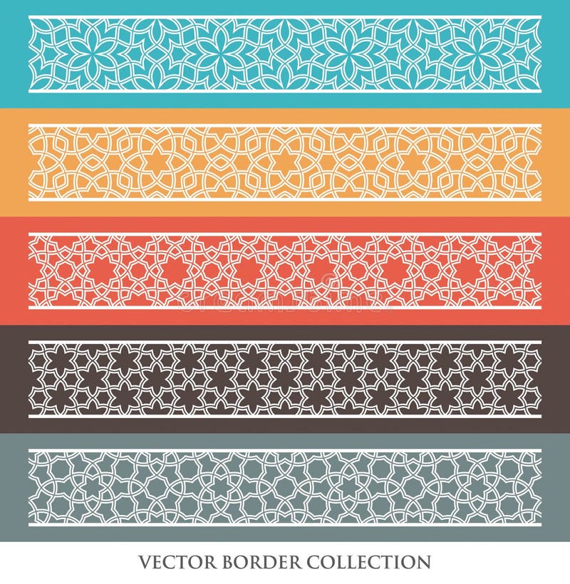 Collection of Borders and Decorative Elements, Laser Cut Template ...