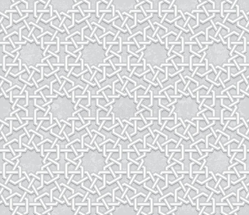 Geometric Pattern with Light Grey Background, Vector Illustration Stock ...