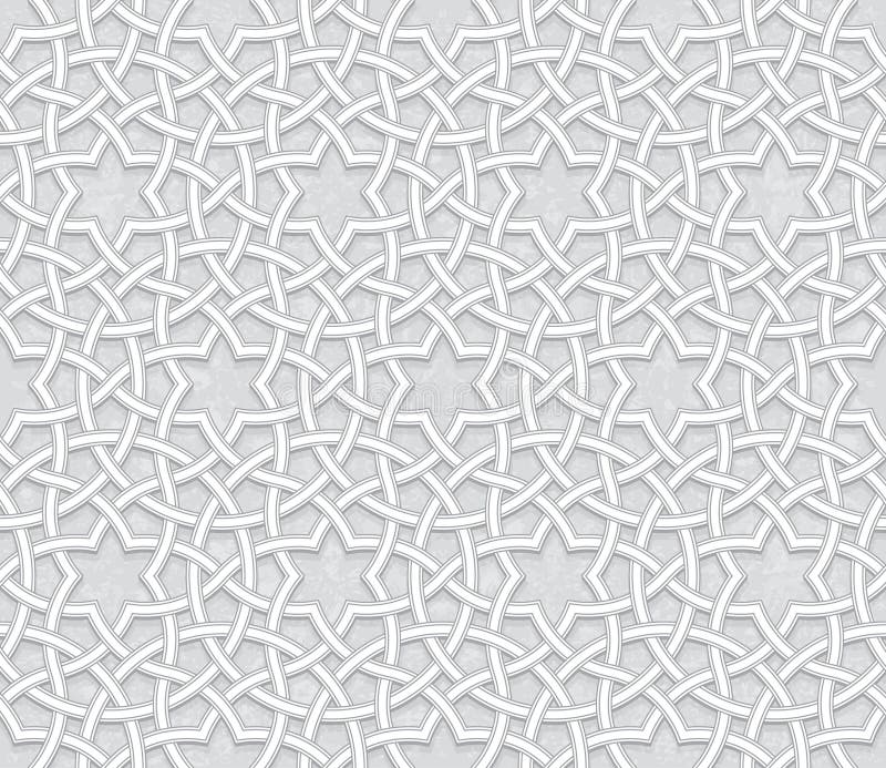 Geometric Pattern with Light Grey Background, Vector Illustration Stock ...