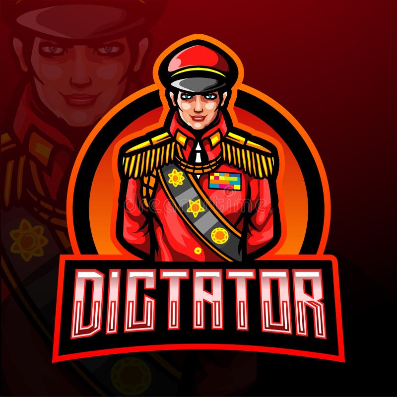 Dictator Esport Mascot Logo Design Stock Vector - Illustration of commander, esport: 182606431