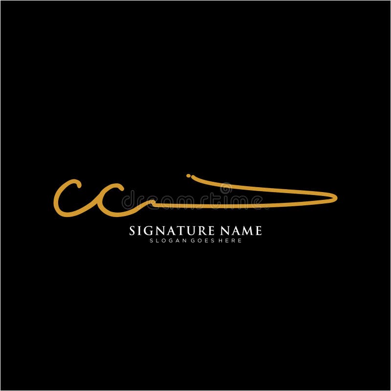 Cc Signature Stock Illustrations – 229 Cc Signature Stock Illustrations ...