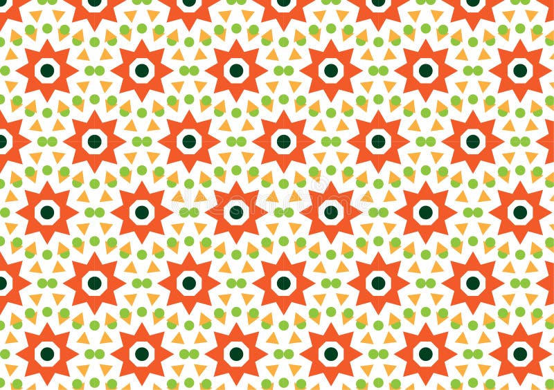Ankara Pattern Background for Material Print Stock Illustration ...