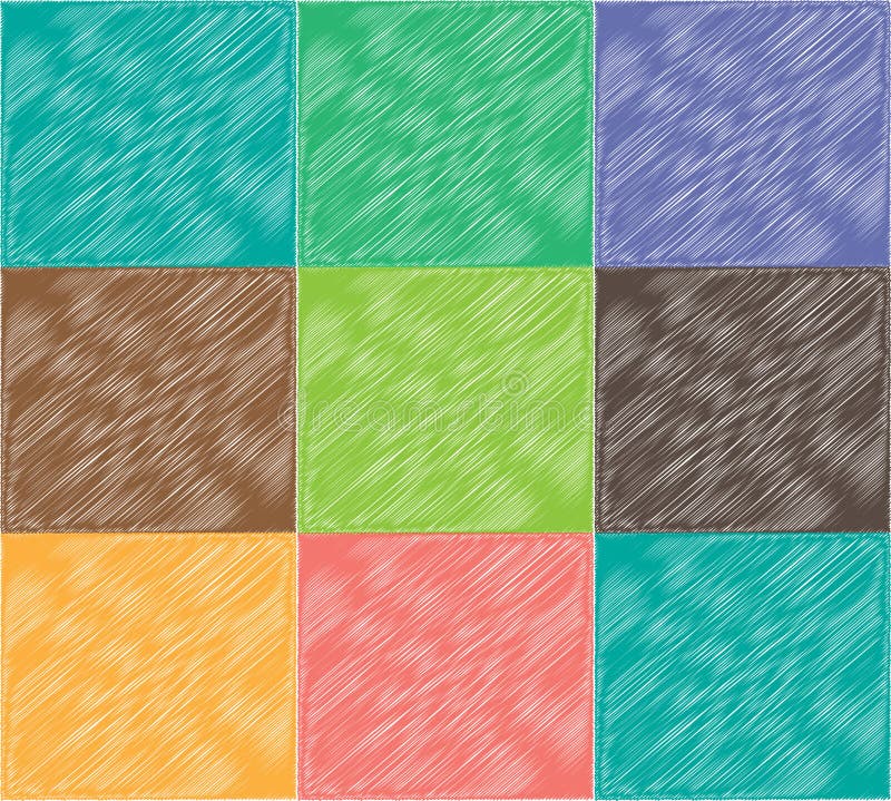 Colorful Marble Blocks Design Pattern Stock Illustration - Illustration ...